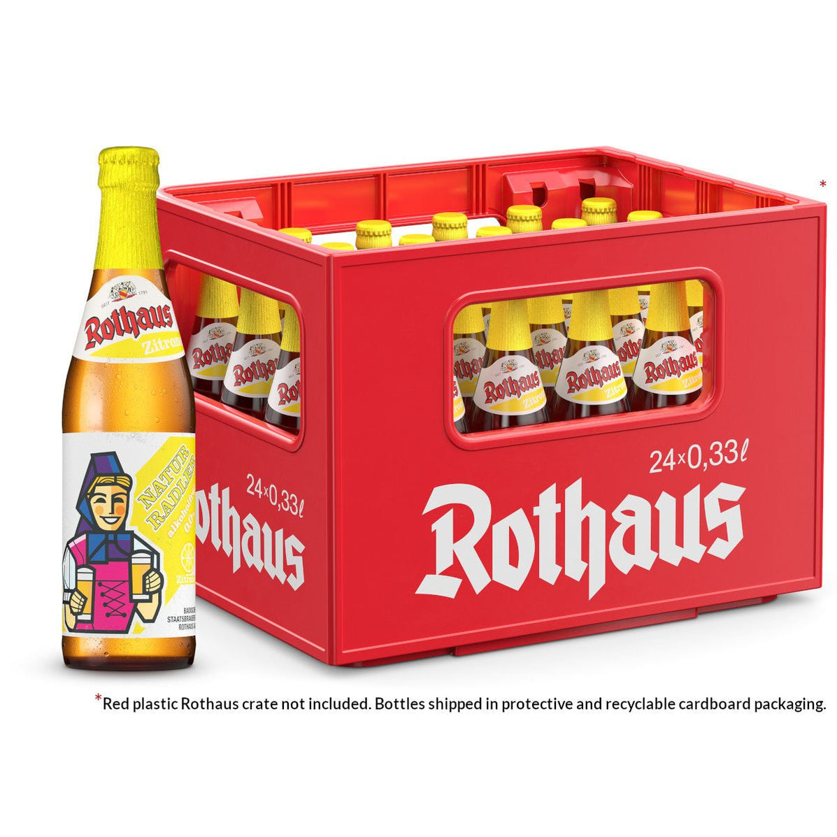 Rothaus Alcohol Free Natural Lemon Shandy (Rothaus Natur Radler Lemon ...
