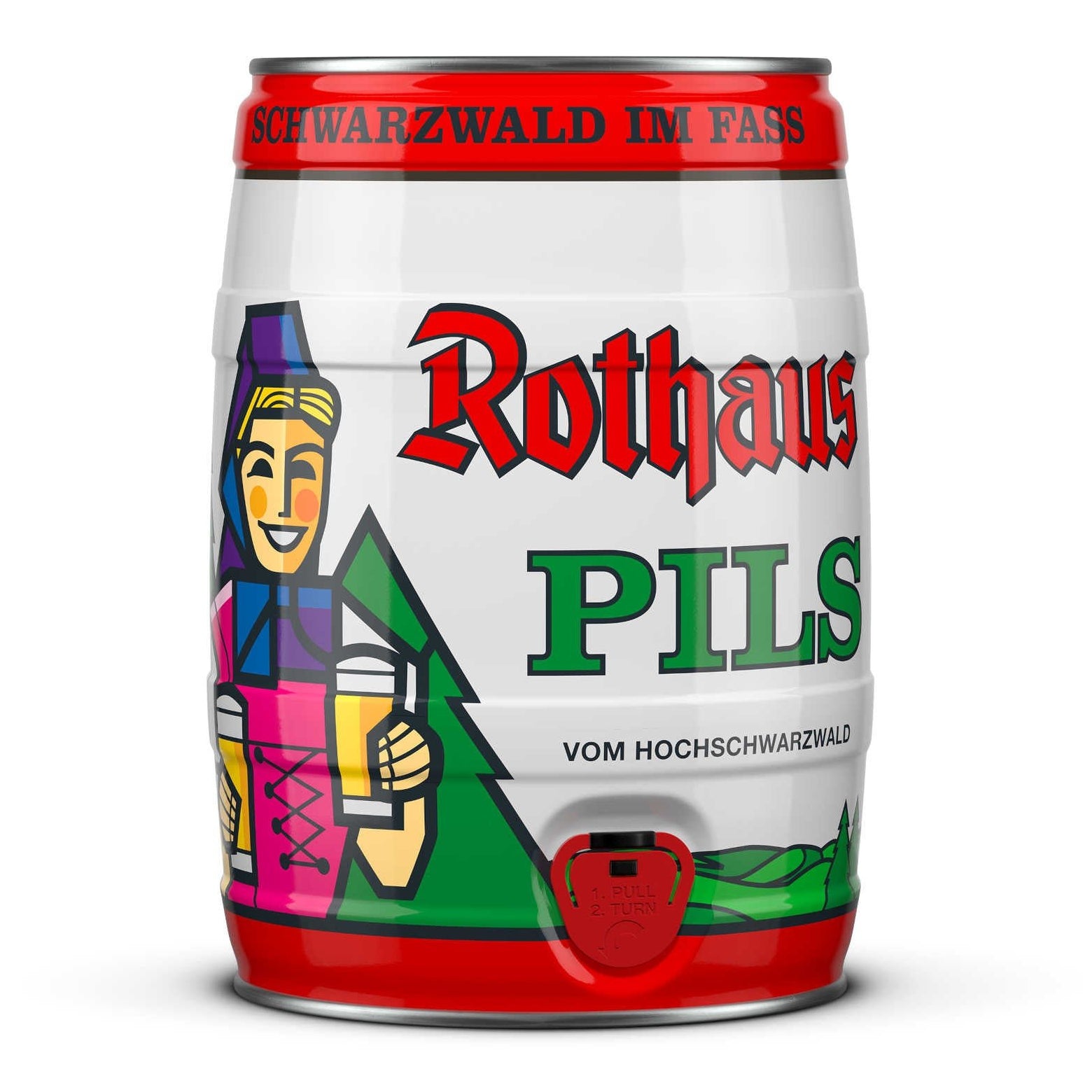 Rothaus Pils 5.1% 5 Litre (8.8 Pint) Mini Keg — Germandrinks.co.uk